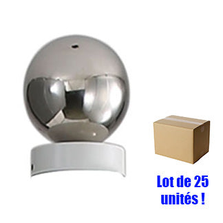 Lot de 25x Capuchons pour mât - modèle blancFV Distribution