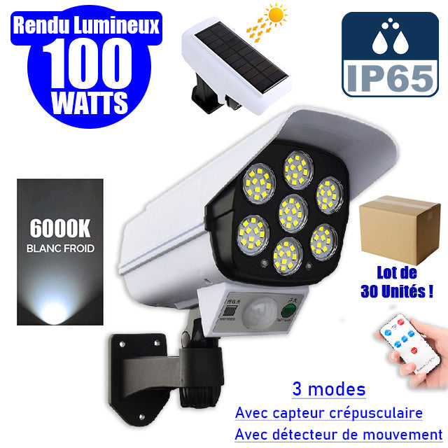 Lot de 30x Projecteurs LED solaires de sécurité - Série ILLUSION ...